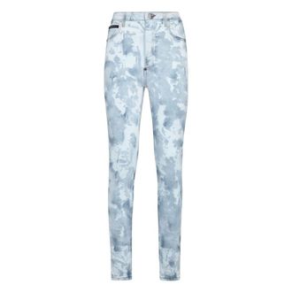 Philipp Plein Femme, Jeans, Bleu, Taille: W31 Jegging Super Taille Haute
