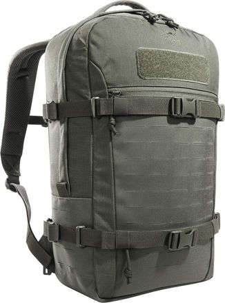 Tasmanian Tiger TT Modular Daypack XL Molle-kompatibler Tages-Rucksack, Leichter Wander-Rucksack mit Trinksystem-Vorbereitung 23 Liter Volumen (Steingrau-Oliv IRR)
