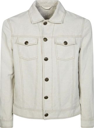 Circolo 1901 Homme, Vestes, Beige, Taille: L Giubbotto Bull