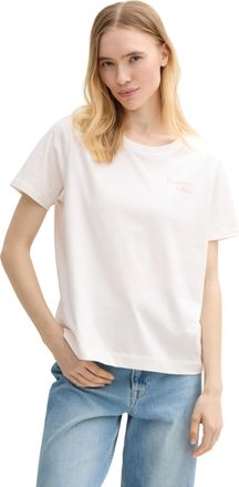 Tom Tailor Damen 1039870 T-Shirt, 10332 - Off White, L EU