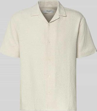 Jack & Jones Regular Fit Freizeithemd im Allover-Look Modell MONTAUK