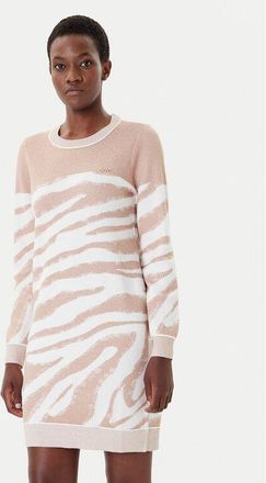 Liu Jo Strickkleid TF4105 MS49I Beige Regular Fit