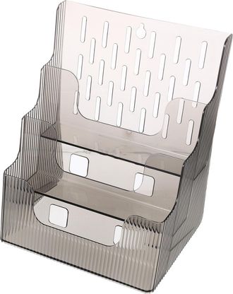 Valiclud Gatuida Wandmontierter Dokumentenhalter aus Transparentem Kompakt und Leicht Platzsparend f&uuml;r B&uuml;ro und Schreibtisch Praktischer Organizer f&uuml;r Magazine