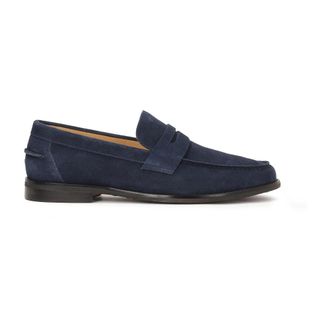 Kazar Marineblaue Wildleder-Loafer f&uuml;r Herren - - Shoes - Herren - Blau - 42 EU