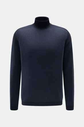 04651/ Herren - Rollkragenpullover dunkelblau