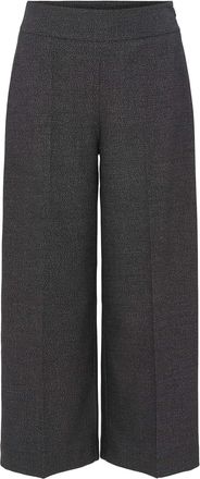 OPUS Damen Culotte | Culotte Misha Pixel Wide aus Viskose Mix Black, 34
