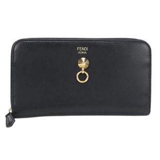 Fendi Portefeuille long vintage doccasion - Femme - Pre-owned - Noir - Taille: ONE Size