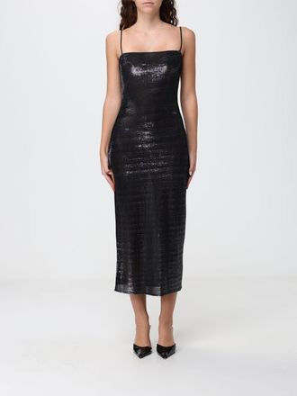 Gucci Robe de cocktail midi fourreau en viscose &agrave; encolure carr&eacute;e
