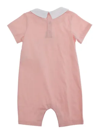 Moschino Unisex Romper Pink Cotton Tracksuit Sets