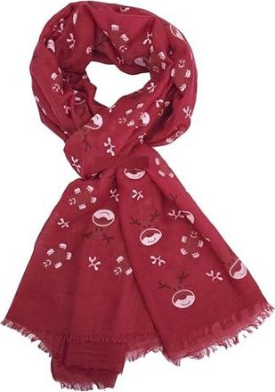 GFM Femme &Eacute;charpe Foulard imprim&eacute;e de No&euml;l (CHRISSCF-3) PSCF-88-RU-PFM-04-LL