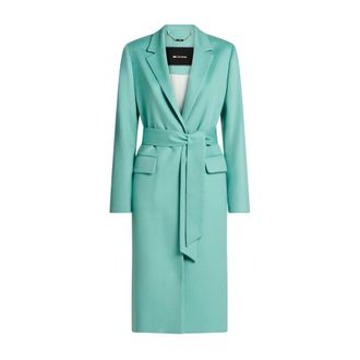 Kiton Reiner Kaschmir-&Uuml;bermantel - - Coats - Damen - Gr&uuml;n - M