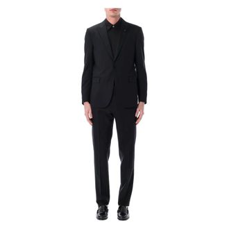 Lardini Soiree Anzug - - Suits - Herren - Schwarzk - XL