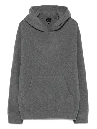 Giorgio Armani pull à capuche - Gris
