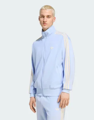 adidas Originals Firebird - Veste de surv&ecirc;tement - Bleu aube/vanille chaude