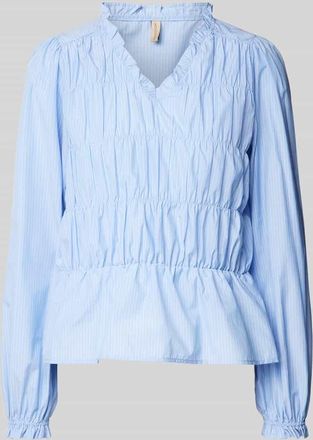 Soyaconcept Regular Fit Bluse mit V-Ausschnitt Modell ONARI