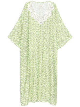 Bambah robe Flora - Vert