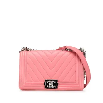 Chanel Sac bandouli&egrave;re doccasion - Femme - Pre-owned - Rose - Taille: ONE Size