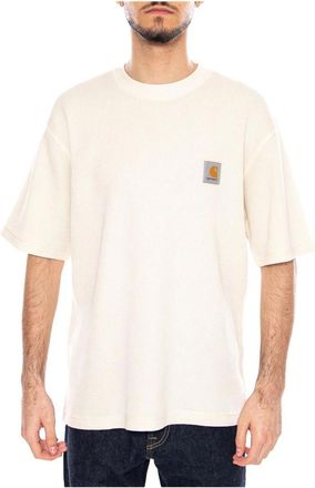 Carhartt Work in Progress Homme, Tops, Beige, Taille: XL Nelson Waffle T-Shirt