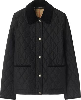 Burberry Nylon Steppjacke - - Jackets - Damen - Schwarzk - L