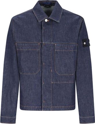 Stone Island Homme, Vestes, Bleu, Taille: L Coach Jacket