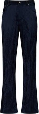 424 Pantalon ample froiss&eacute; satin&eacute;