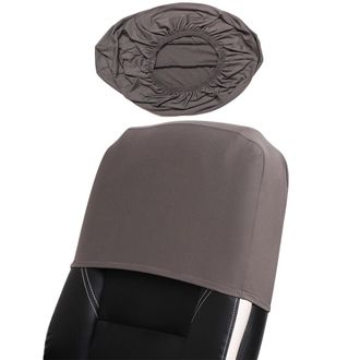 Generic Kopfst&uuml;tzenbez&uuml;ge f&uuml;r B&uuml;rost&uuml;hle Stretch Kopfst&uuml;tzen&uuml;berzug Rutschfester Kopfst&uuml;tzen M&ouml;belschutz f&uuml;r Computerst&uuml;hle mit hoher R&uuml;ckenlehne 1 St&uuml;ck Dunk