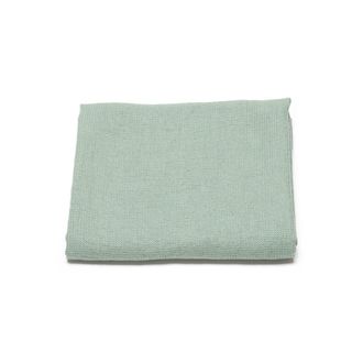 LinenMe Spa Green Linen Badetuch, Waffelmuster, gewaschen, 99 x 160 cm
