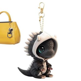 Generico Keetchain Squelette Pendentif Squelette Porte-cl&eacute;s pour Femmes Hommes Creative Motorcycle Automobile Crand Chain Pendentif pour Amis, orange., riferim