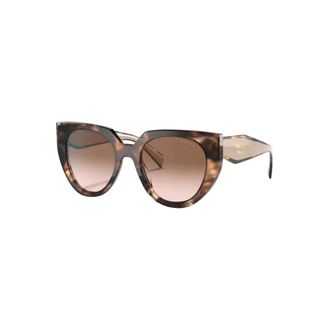 Prada Geometrische Cat-Eye Sonnenbrille - - Accessories - Damen - Braun - 52 MM