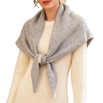 Generico &Eacute;charpe en laine pour femmes et filles - Bandana de t&ecirc;te et &eacute;charpe pour le cou, &eacute;charpe en laine &agrave; la - pour mariage anniversaire No&euml;l automne hiver 