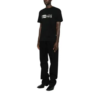 Palm Angels Homme, Tops, Noir, Taille: M T-Chemises