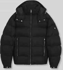 HUGO BOSS Regular Fit Daunenjacke mit abnehmbarer Kapuze