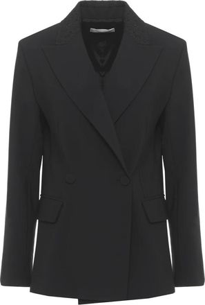Antonelli Femme, Vestes, Noir, Taille: 36 FR Blazer crois&eacute;