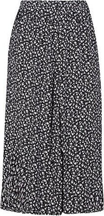 WearAll Jupe femme grande taille imprimé floral élastique taille stretch longueur midi 44-58, Petite fleur., 52/54/grande taille