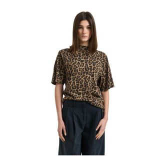 Anine Bing Femme, Tops, Brun, Taille: 40 FR Avi Tee