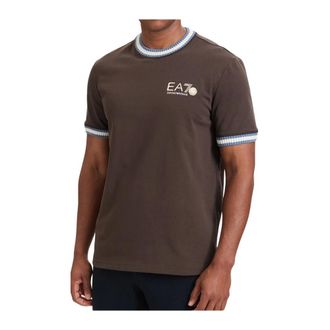 Emporio Armani T-shirt Graphic Series - Homme - Tops - Brun - Taille: L