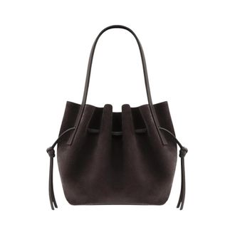 Yuzefi La Scallop Mini Tote - - Bags - Damen - Schwarzk - ONE SIZE