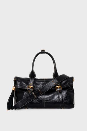 Gerard Darel Sac en cuir effet froiss&eacute; - MONICA - Noir