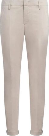 Dondup Homme, Pantalons, Gris, Taille: W33 Pantalone Gaubert in popeline