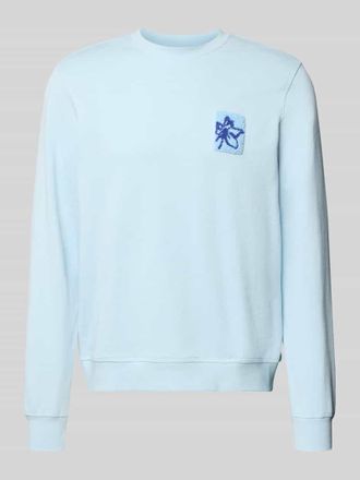 Blend Regular Fit Sweatshirt mit floraler Applikation Modell Felica