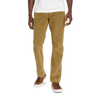 Eddie Bauer Pantalon Faultline en Velours côtelé pour Homme, Brun foncé, 42W x 32L