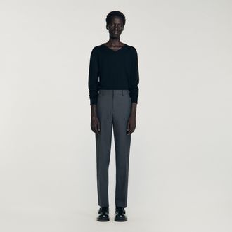 Sandro Anzughose aus Wolle