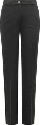 Pinko Pinko, Femme, Pantalons, Noir, Taille: 40 FR Pantalon Droit Boutonn&eacute;