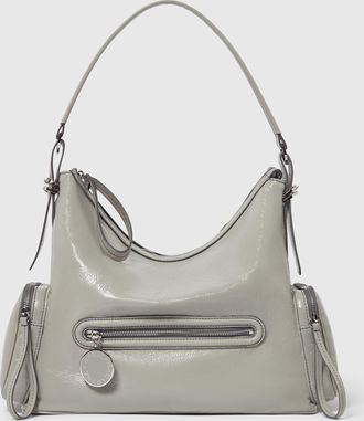 Stella McCartney Dartmoor Cracked Patent Shoulder Bag