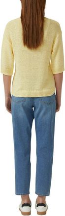 s.Oliver 3/4 Arm-Pullover Strickpullover mit Rundhals