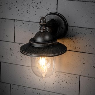 CGC Lighting Coach-Laterne für den Außenbereich, Wandleuchte, Garten, Veranda, Terrasse, Garten, traditioneller Wintergarten, Tür, Schuppen, Vintage-Retro (Antike 