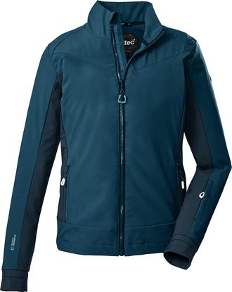Killtec Damen Softshelljacke mit Stehkragen KOW 102 WMN SFTSHLL JCKT, dunkel türkis, 38, 38592-000