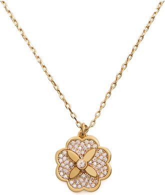 Kate Spade New York Heritage Bloom Mini Anhänger, klar/gold