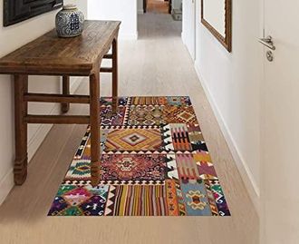 Vilber Kilim 2495, Vinylteppich, Mehrfarbig, 75x120x0.2cm