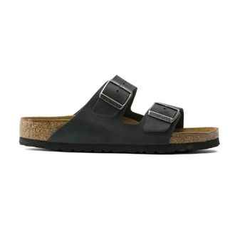 Birkenstock Sandalen Arizona Soft Footbed Birko-Flor - - Shoes - Herren - Schwarzk - 41 EU